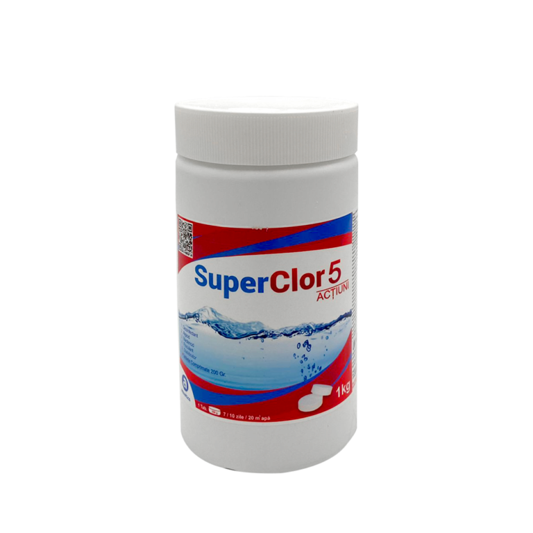 Dezinfectant pe baza de Clor pentru Piscine SuperClor 5 Actiuni Tab ...